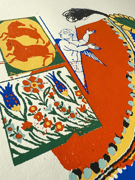 "The Rose & The Nightingale: Laylah" Limited Edition Screen Print ...