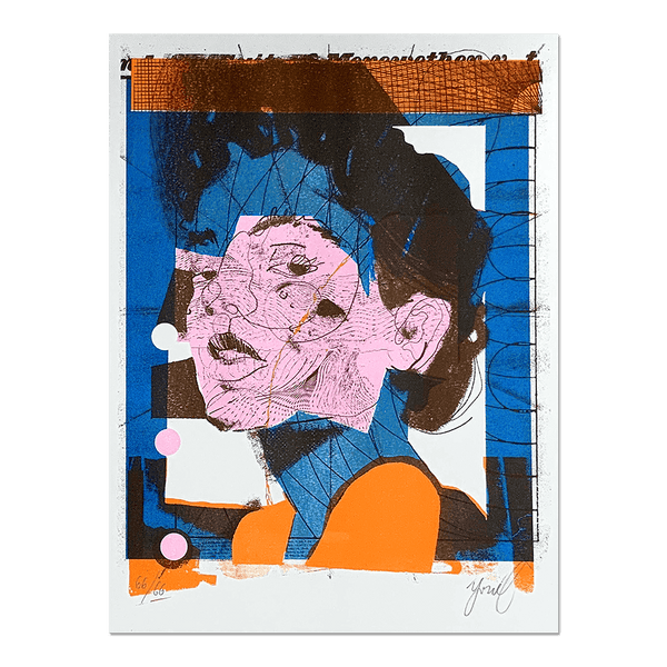 "BROWN EYES II" RISO Artist Proof – YONIL | The Store